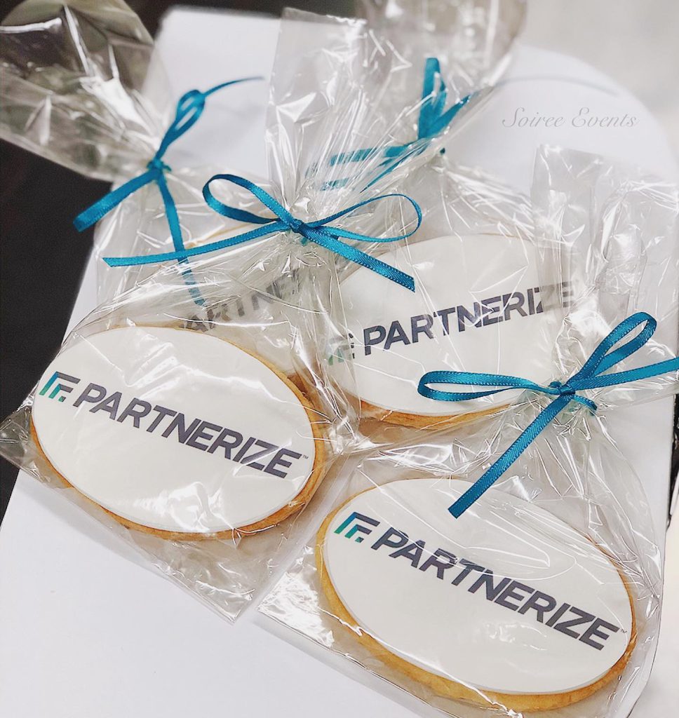 Branded Corporate Cookies with Printed Edible Image – Soiree