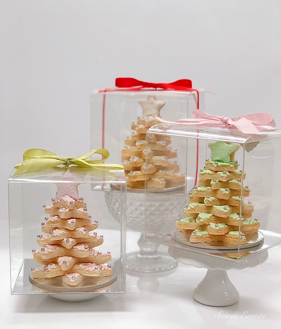 Christmas Tree Cookie Stacks – Soiree