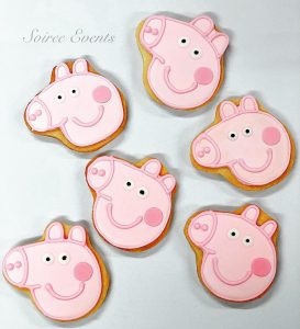 Peppa Pig Sugar Cookies – Soiree