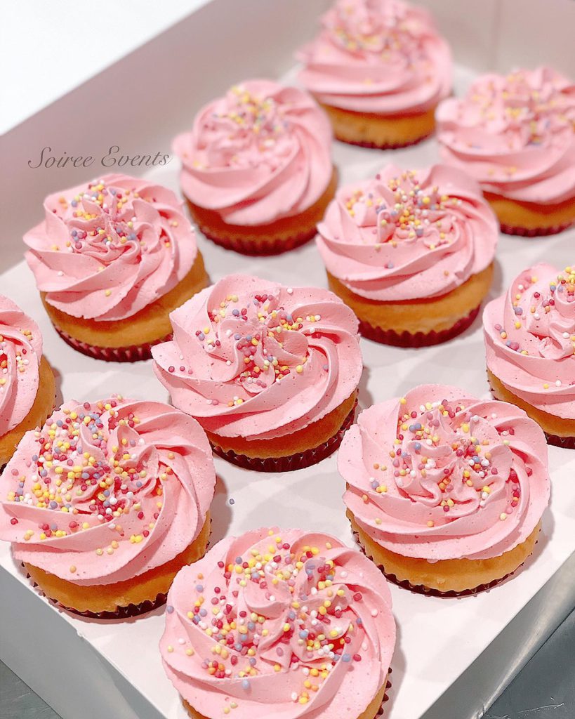 Buttercream Swirl Cupcakes with 100s & 1000s Sprinkles – Soiree