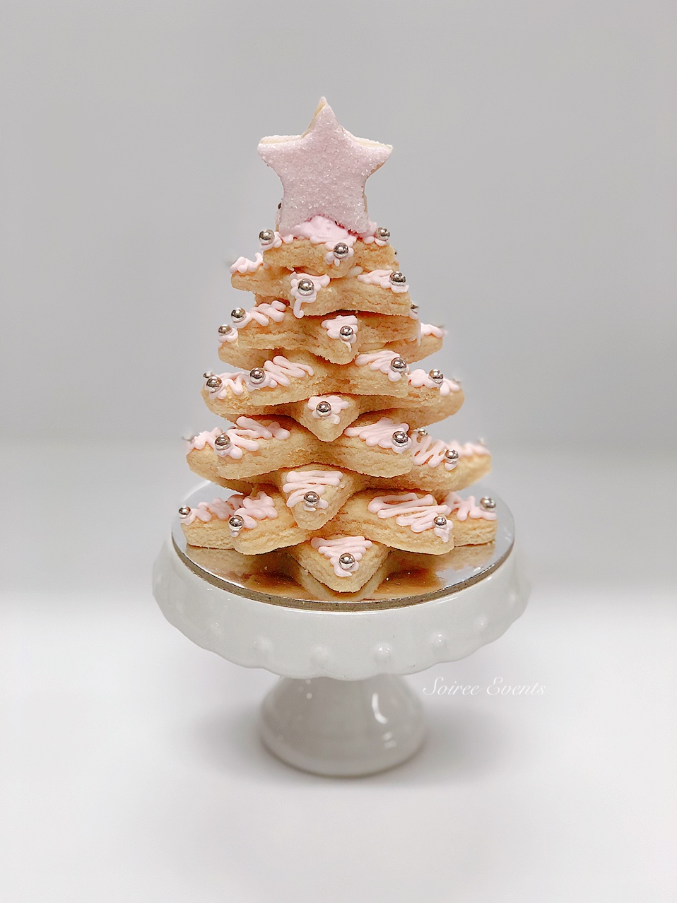Christmas Tree Cookie Stacks – Soiree