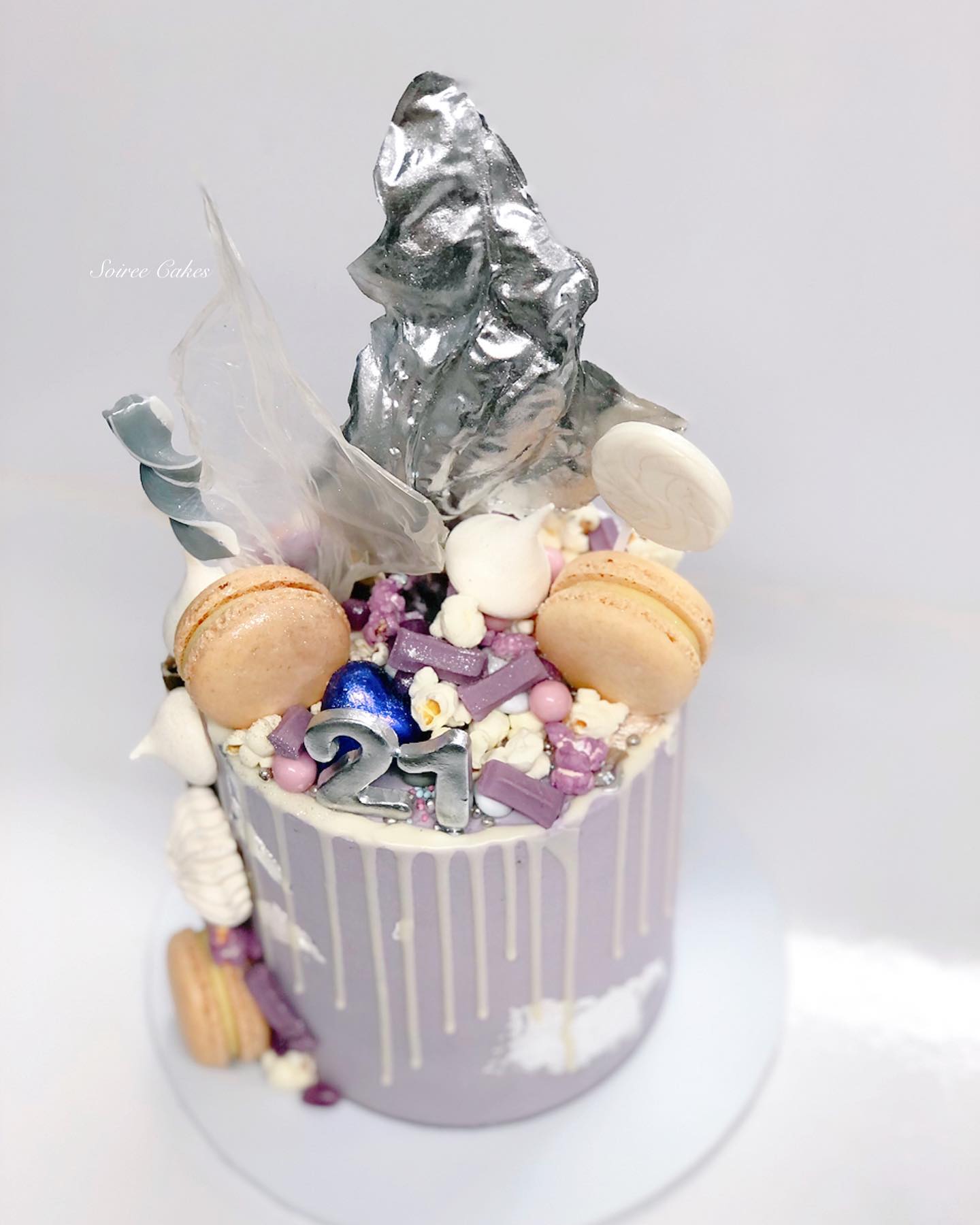 Pastel Purple Dreamland Drip Cake – Soiree
